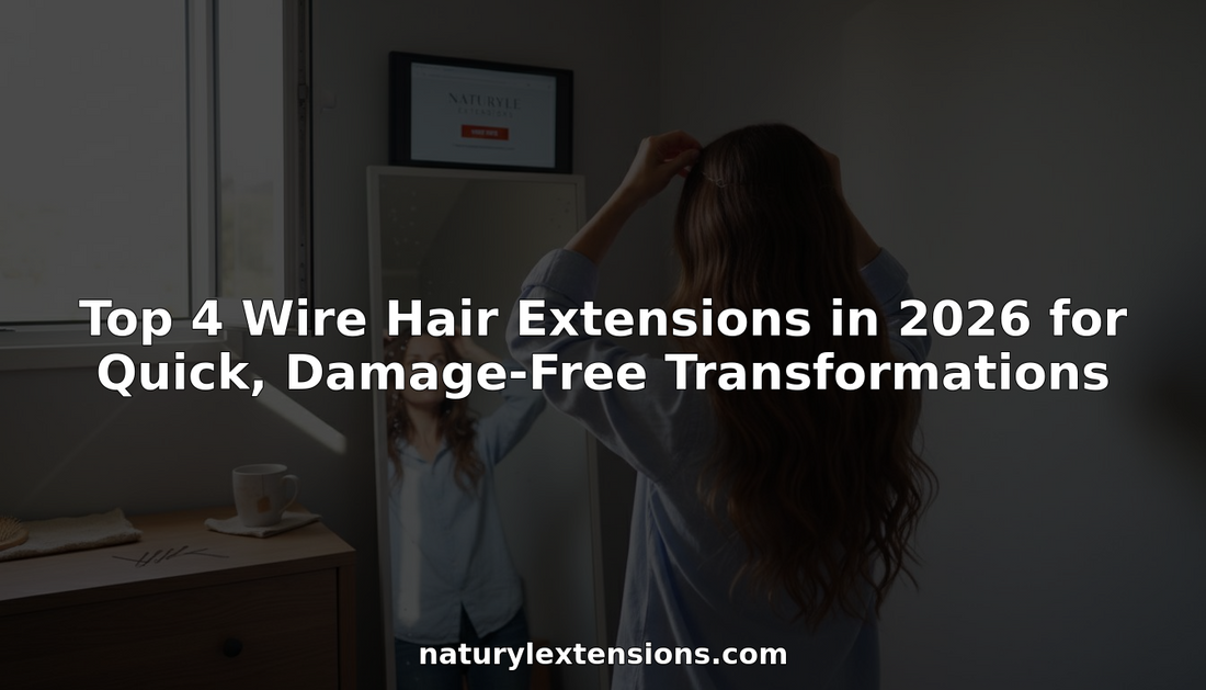 Top 4 Wire Hair Extensions in 2026 for Quick, Damage-Free Transformati