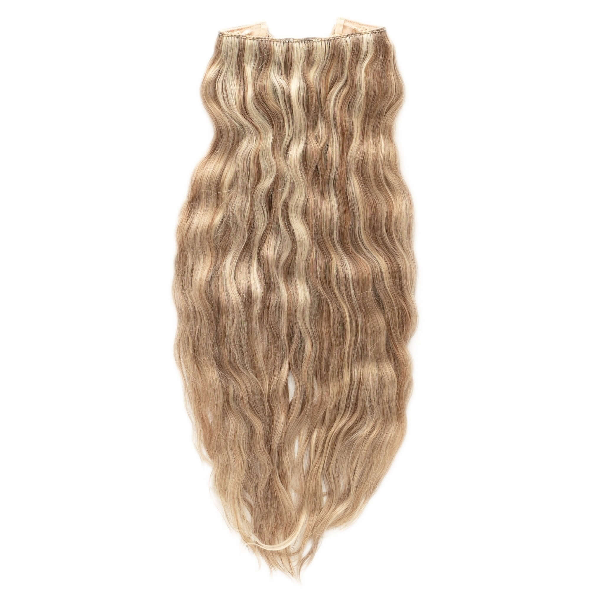 Beach Wave Remy Human Hair Invisible Wire Extension - Mixed Blonde ...